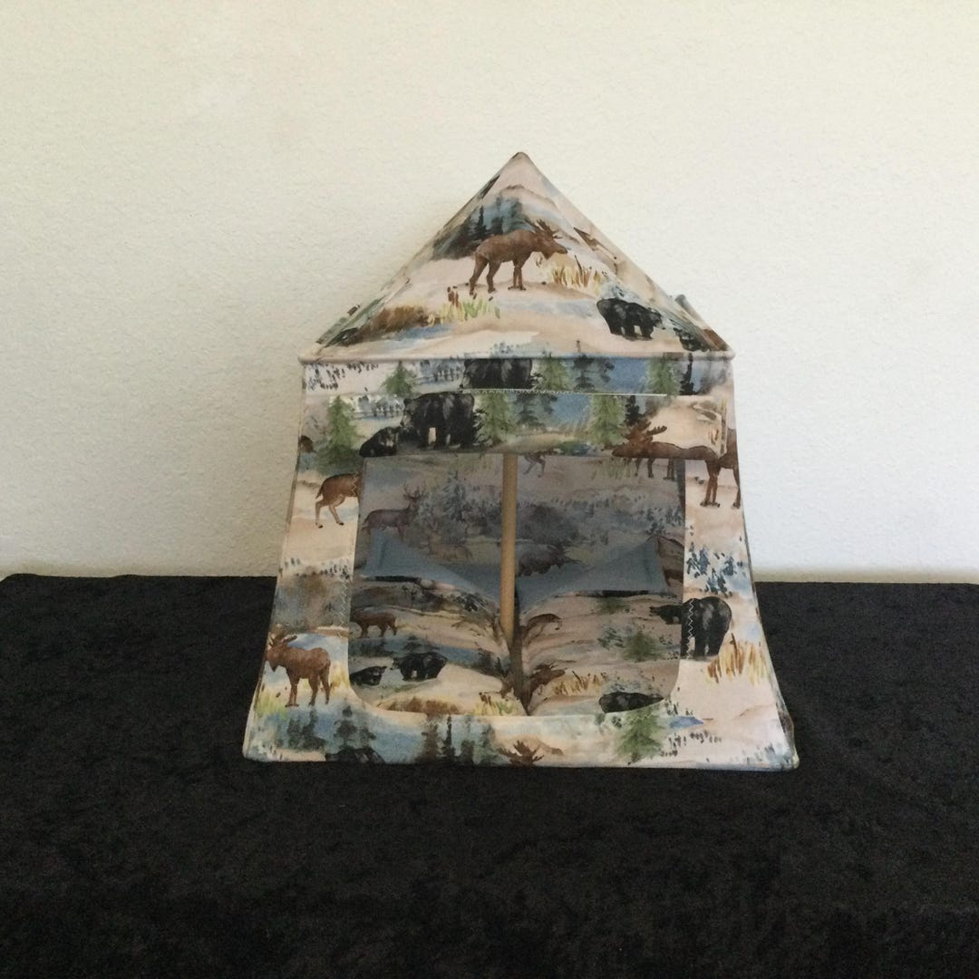 Woodsy Watercolor Camping Tent for Action Figures or 11-1/2" Dolls - Etsy