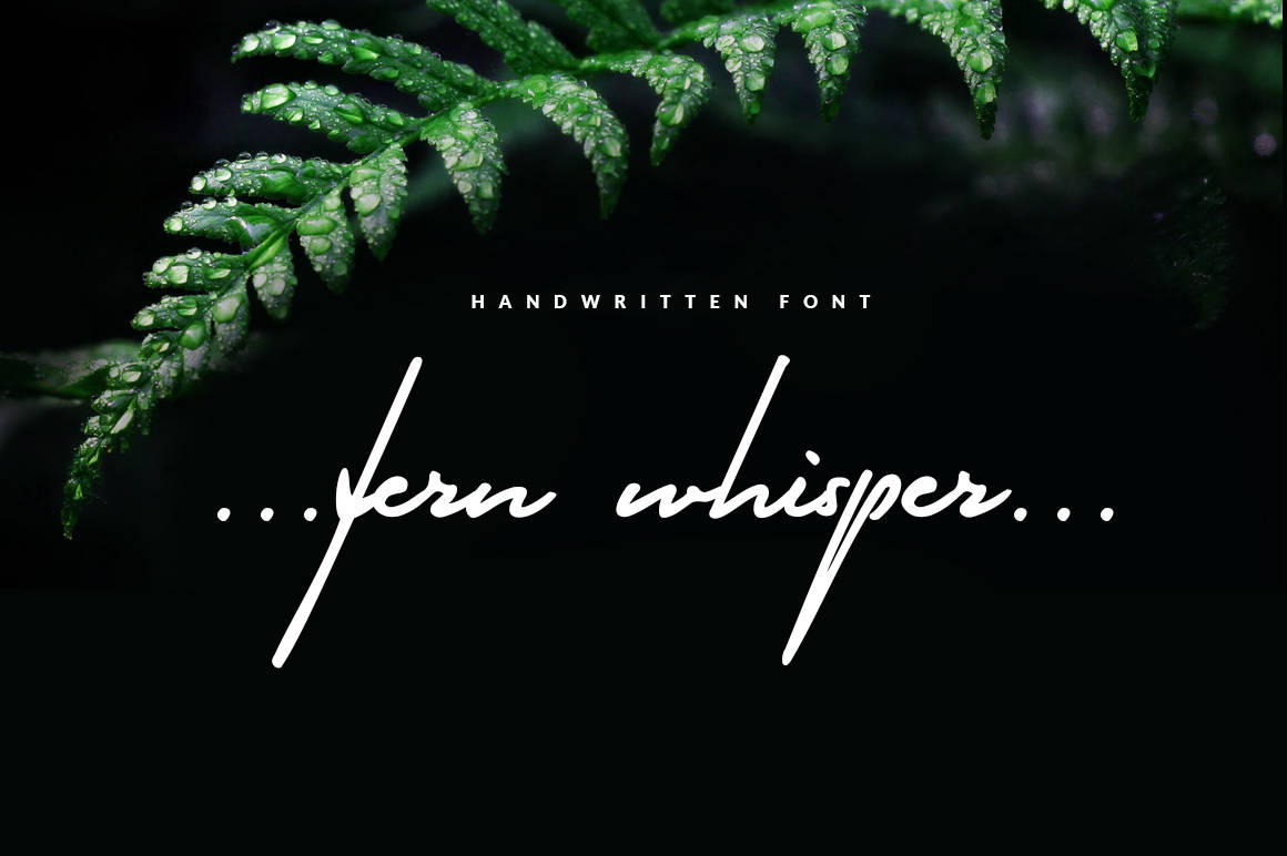 FERN Whisper-classy Signature Font,handwritten Font,script,typeface ...