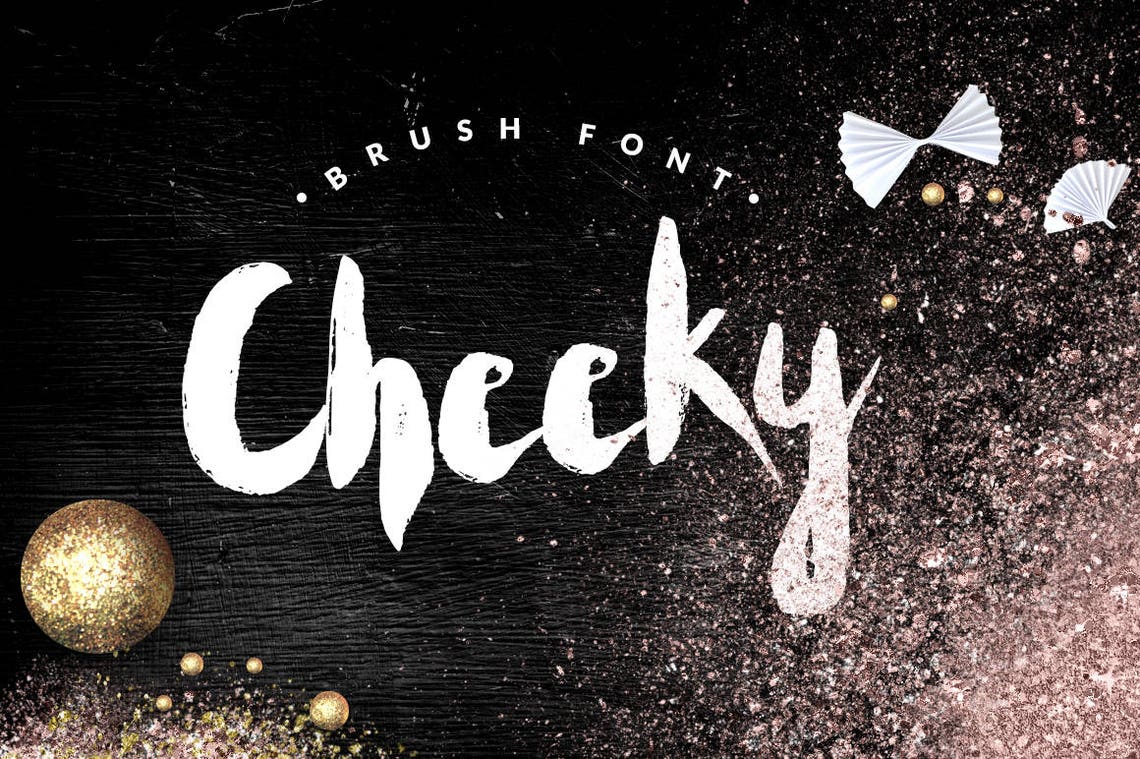 CHEEKY Font-handwritten Brush Font,brush Script,brush Lettering,brush ...