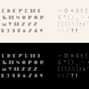 RAW BLOCKS Pattern-regular and Outline Retro Font,classy,elegant ...