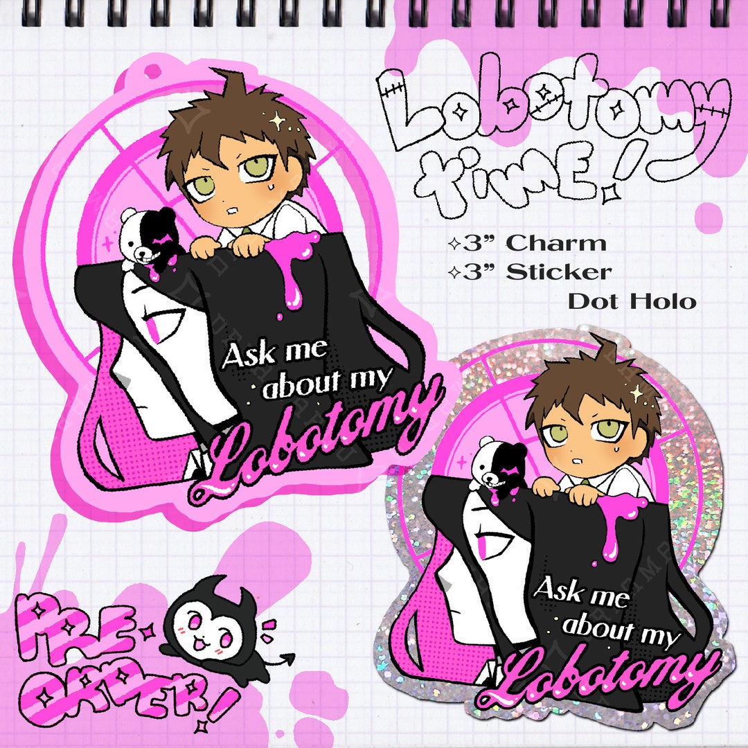 PRE-ORDER Hajime Izuru SDR2 Danganronpa Charm & Sticker - Etsy