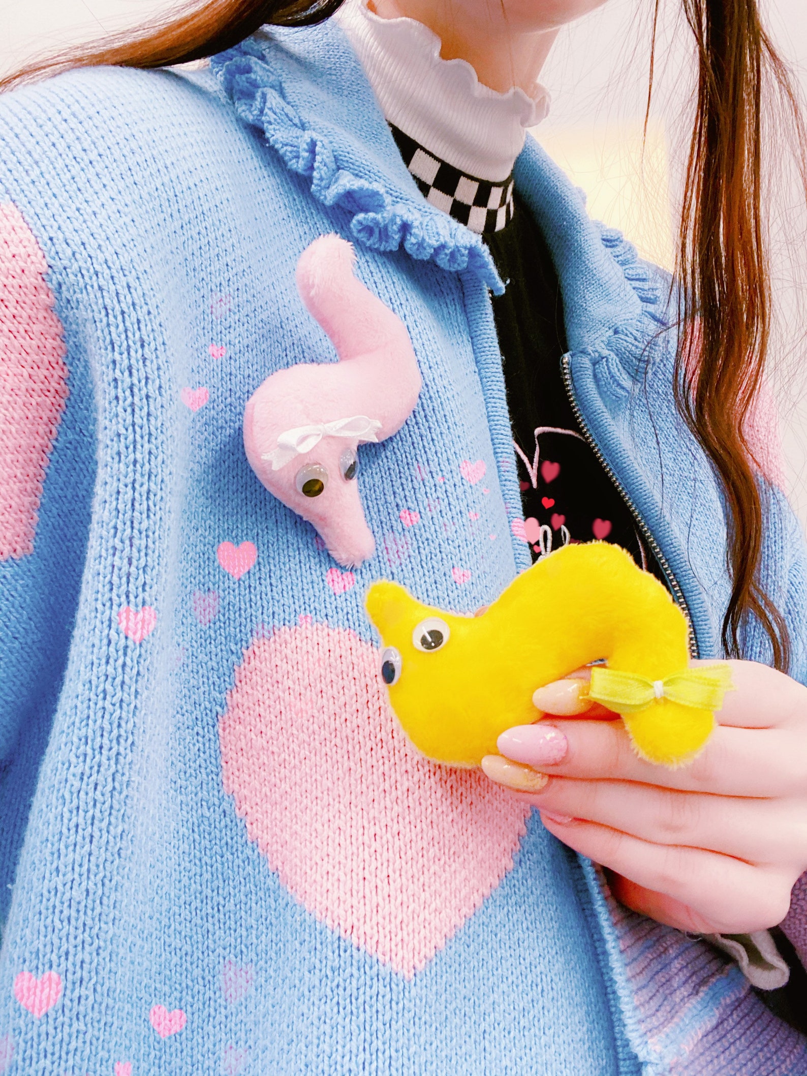 Worm on a String Pin Back Broach Accessory Colorful and - Etsy