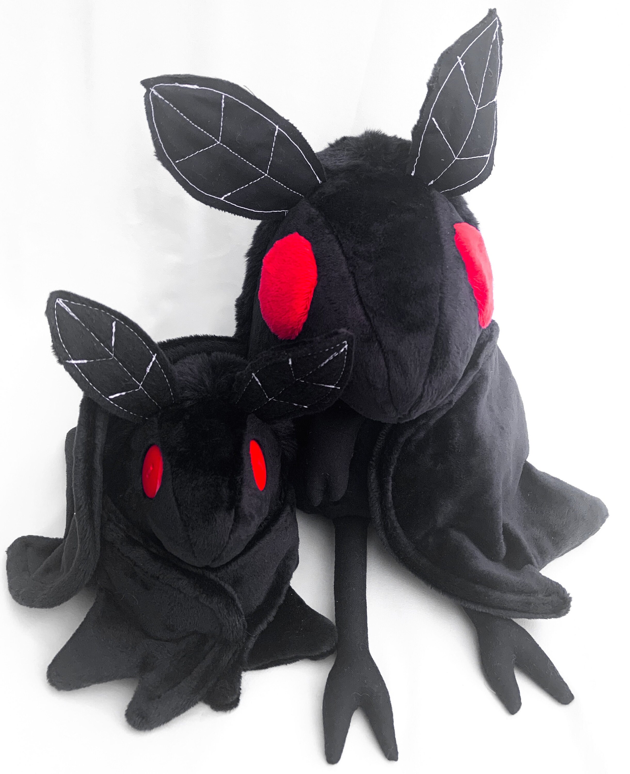 MADE TO ORDER Classic Big Mothman Plush Soft Cryptid Plush - Etsy Canada