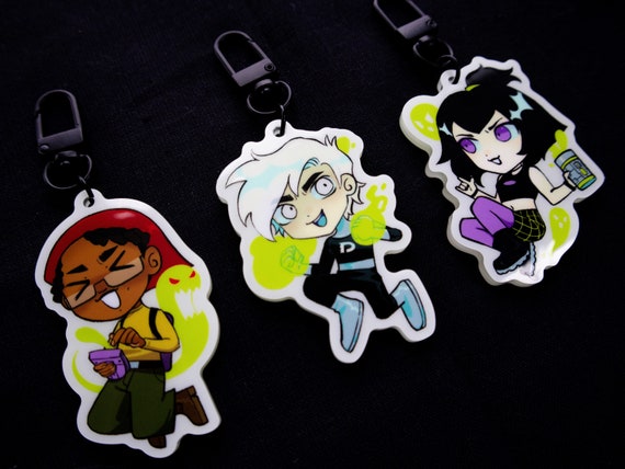 Danny Phantom Glow in the Dark Acrylic Charm - Etsy