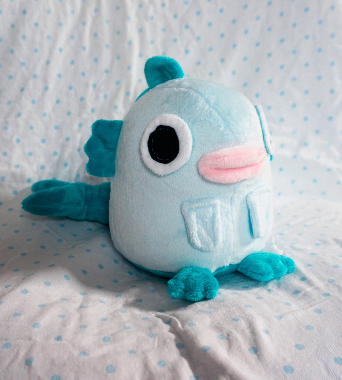 Fishman Plush Soft Cryptid Artdoll Creature From the Black - Etsy