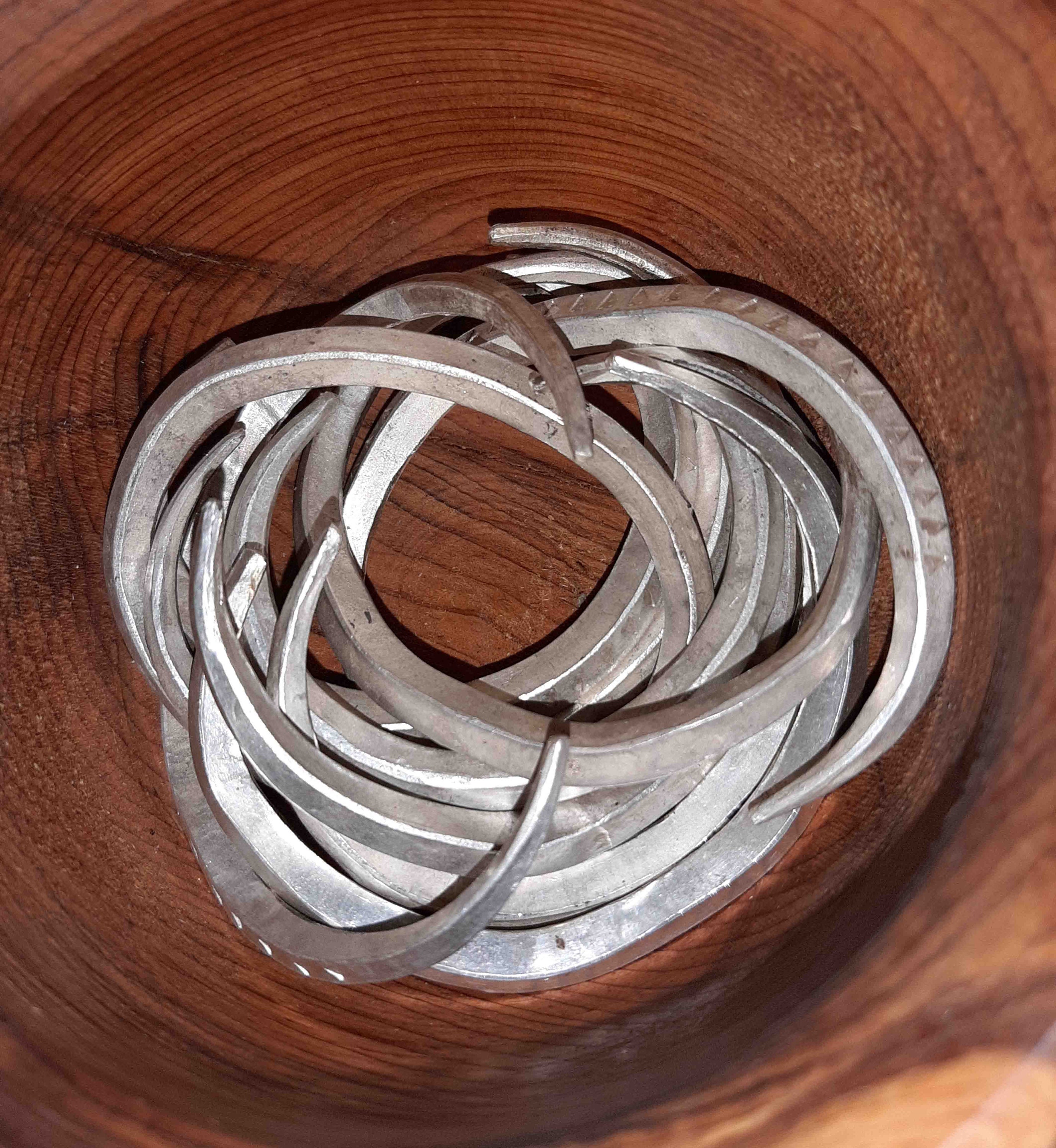 Made to Order Viking Ring Money Bracelet silver - Etsy