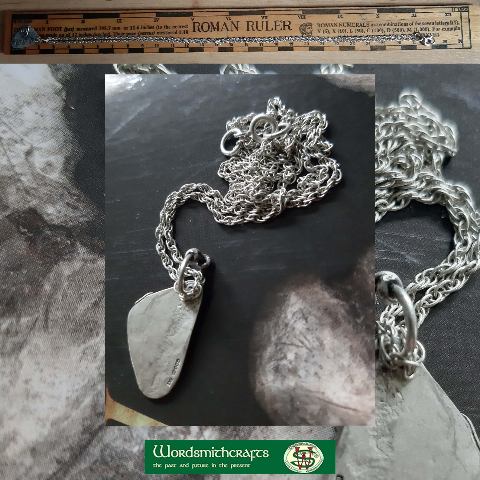Silver Hoard Pendant - Etsy UK