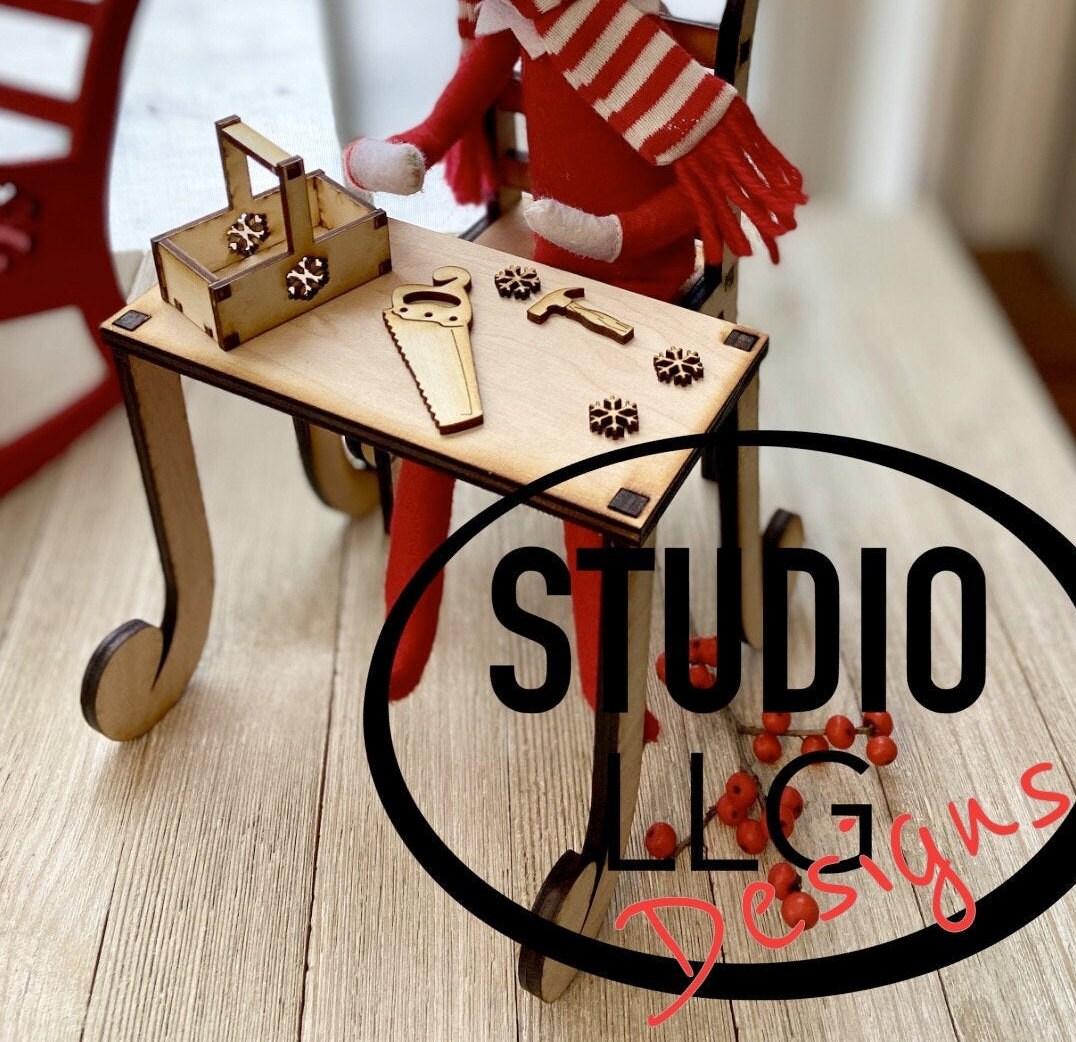 Digital Download -small Workbench - Elf Size - SVG - PDF - Instant ...