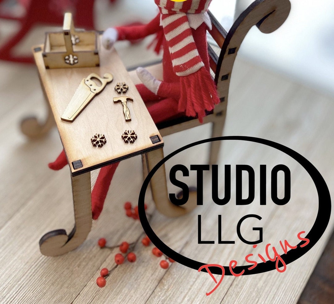 Digital Download -small Workbench - Elf Size - SVG - PDF - Instant ...