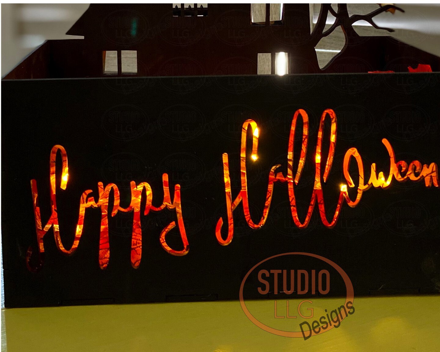 Layered Haunted House Box Digital File Laser Cut Haunted - Etsy