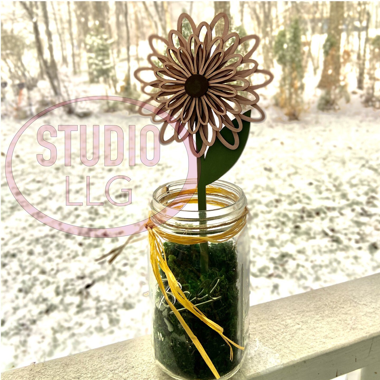 Digital File for Wooden Daisy SVG Laser Cut File Instant - Etsy