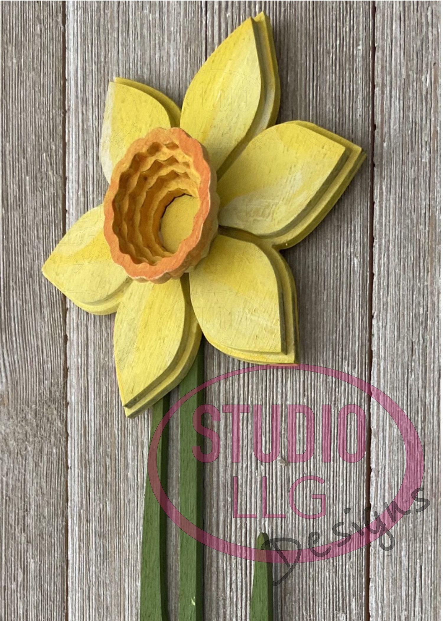 Digital File Design for Daffodil - Flower SVG - Laser Cut Flowers ...