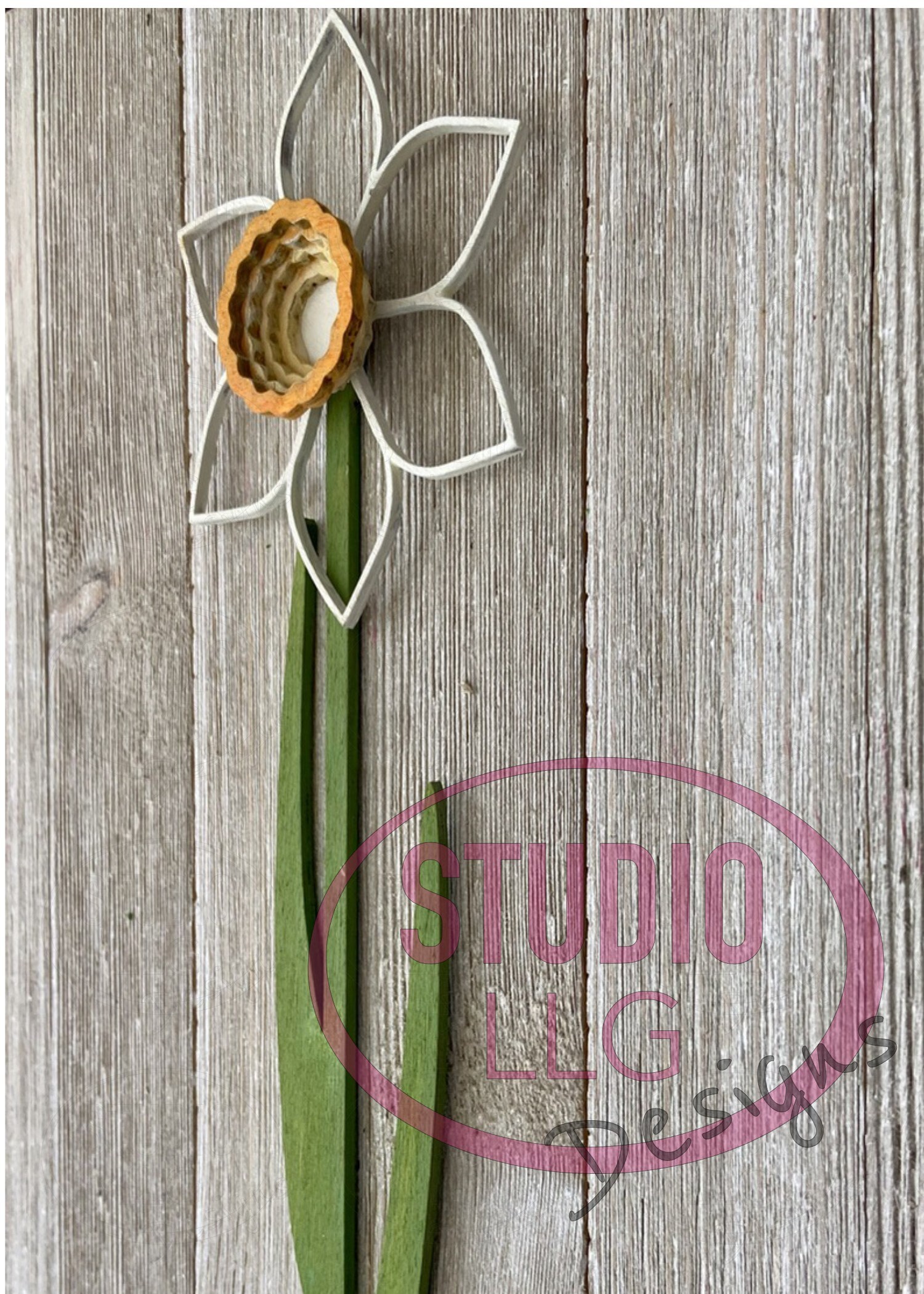 Digital File Design for Daffodil - Flower SVG - Laser Cut Flowers ...