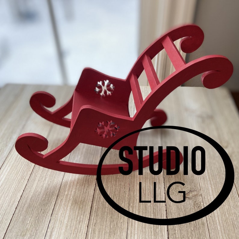 Digital Download -small Rocking Chair - Elf Size - SVG - PDF - Instant ...