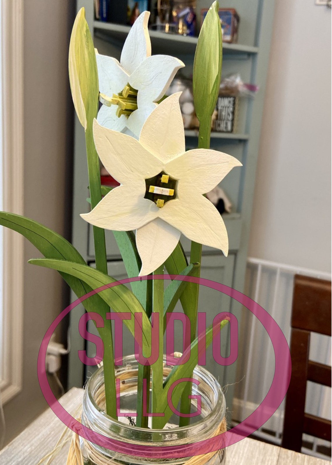 Digital File for Easter Lily Design SVG PDF Instant - Etsy