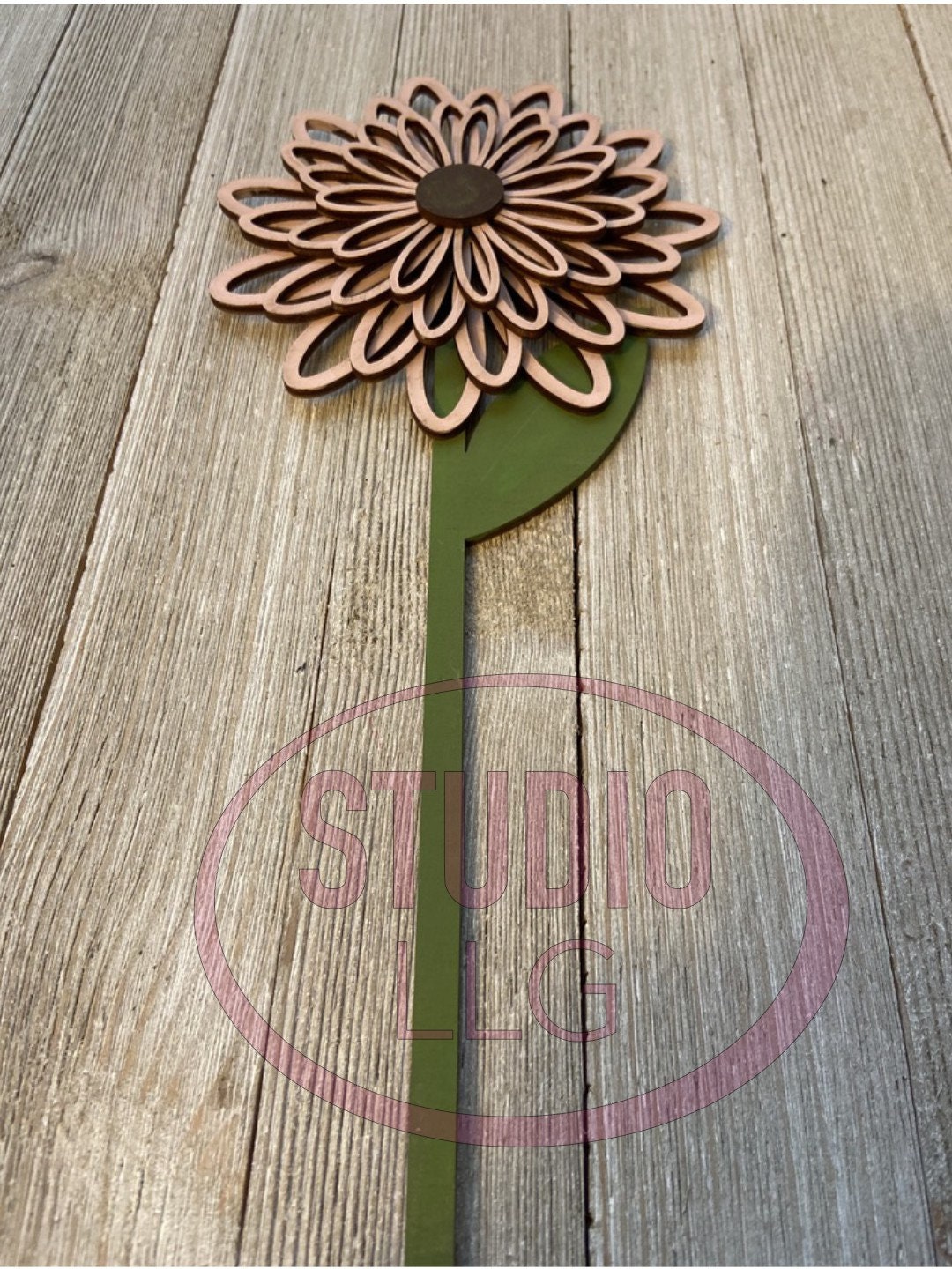 Digital File for Wooden Daisy SVG Laser Cut File Instant - Etsy