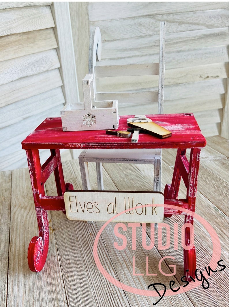 Digital Download -small Workbench - Elf Size - SVG - PDF - Instant ...