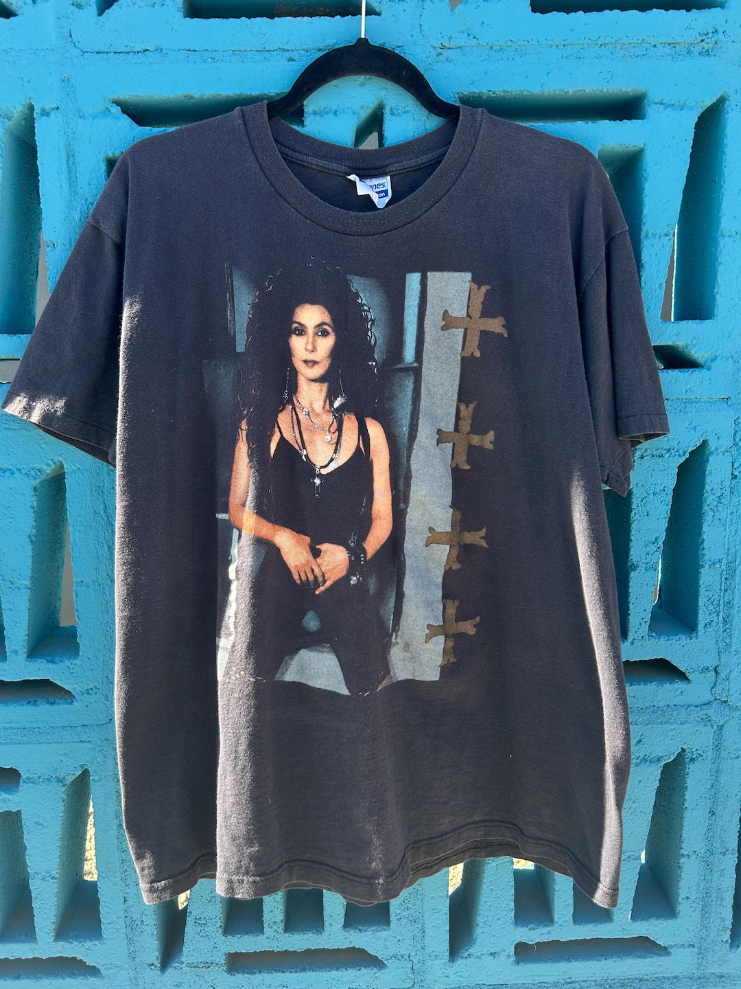 Vintage 1990 Cher Heart of Stone Tour T-shirt L/XL - Etsy