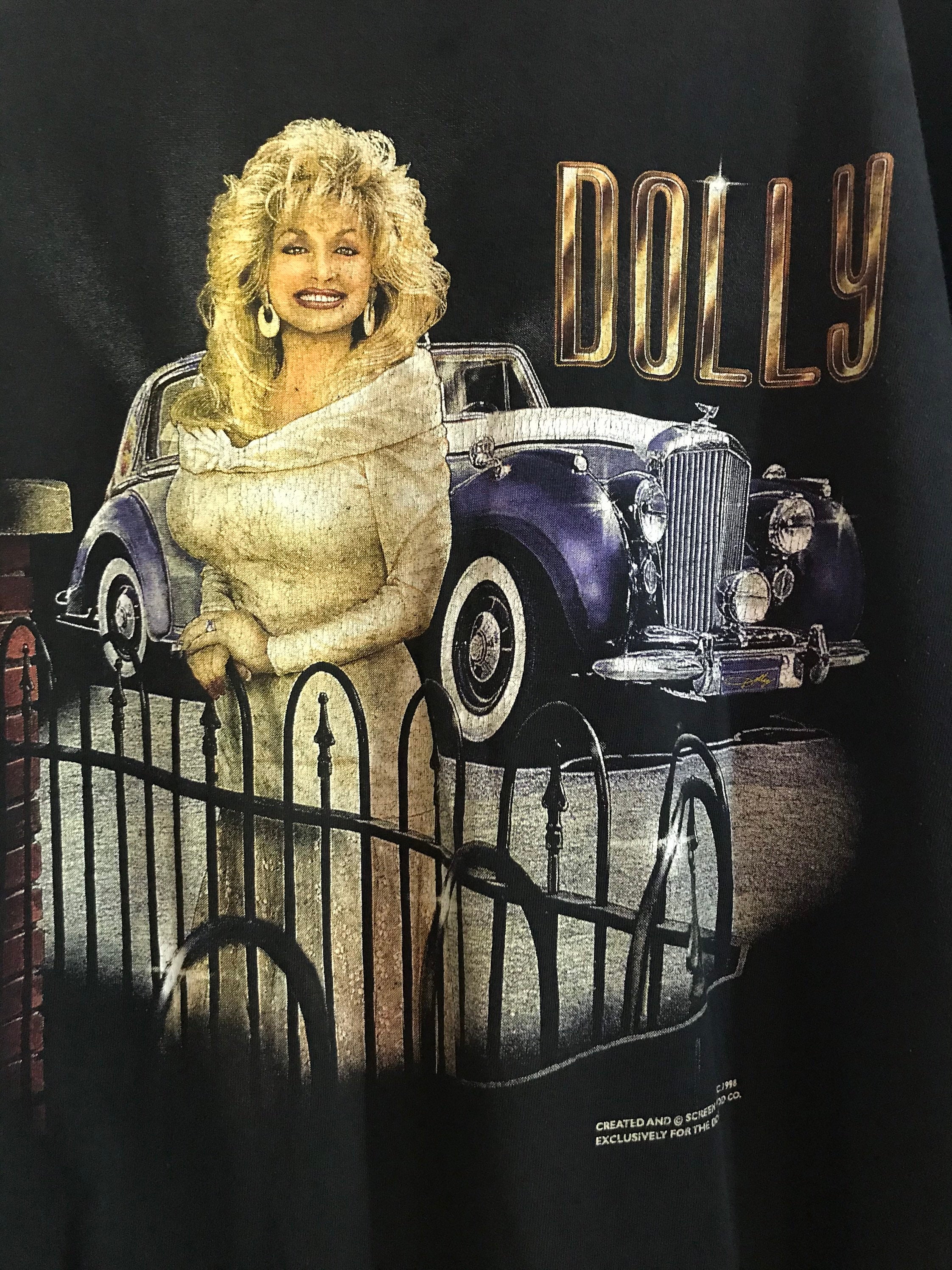 Vintage Dolly Parton Official Dollywood 1998 T Shirt Size XXL Featuring ...