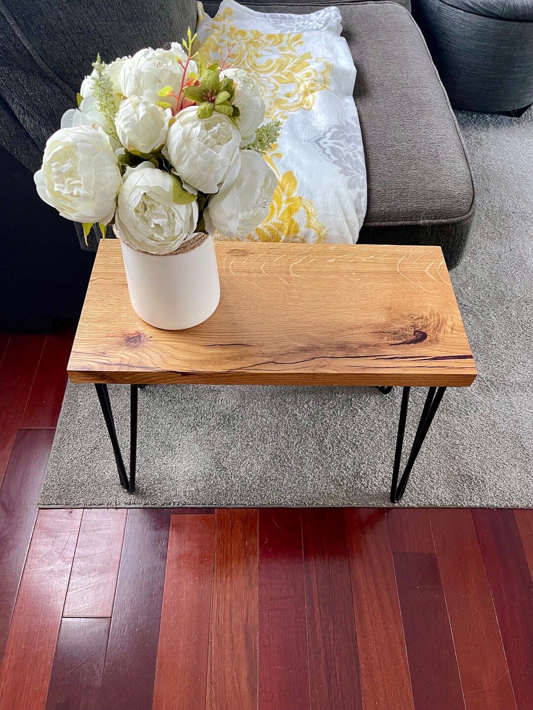 Reclaimed Oak Lumber End Table, Side Table, Nightstand , Plant Stand ...
