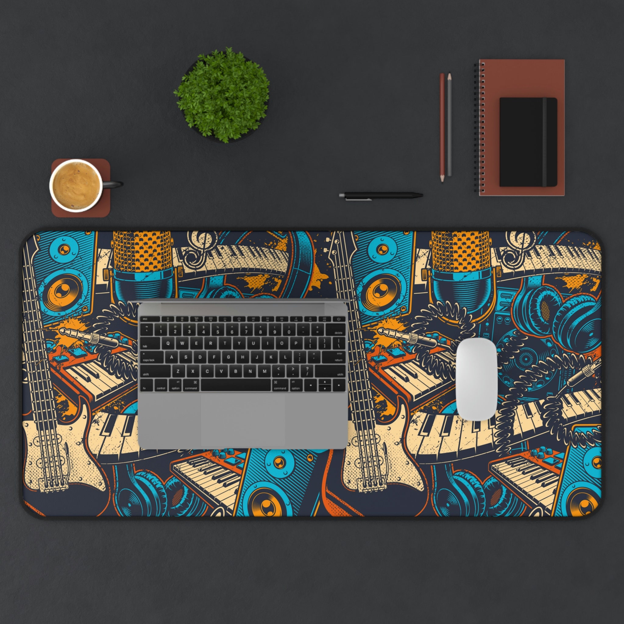 Cartoon Musical Instruments Mat Corey - Etsy