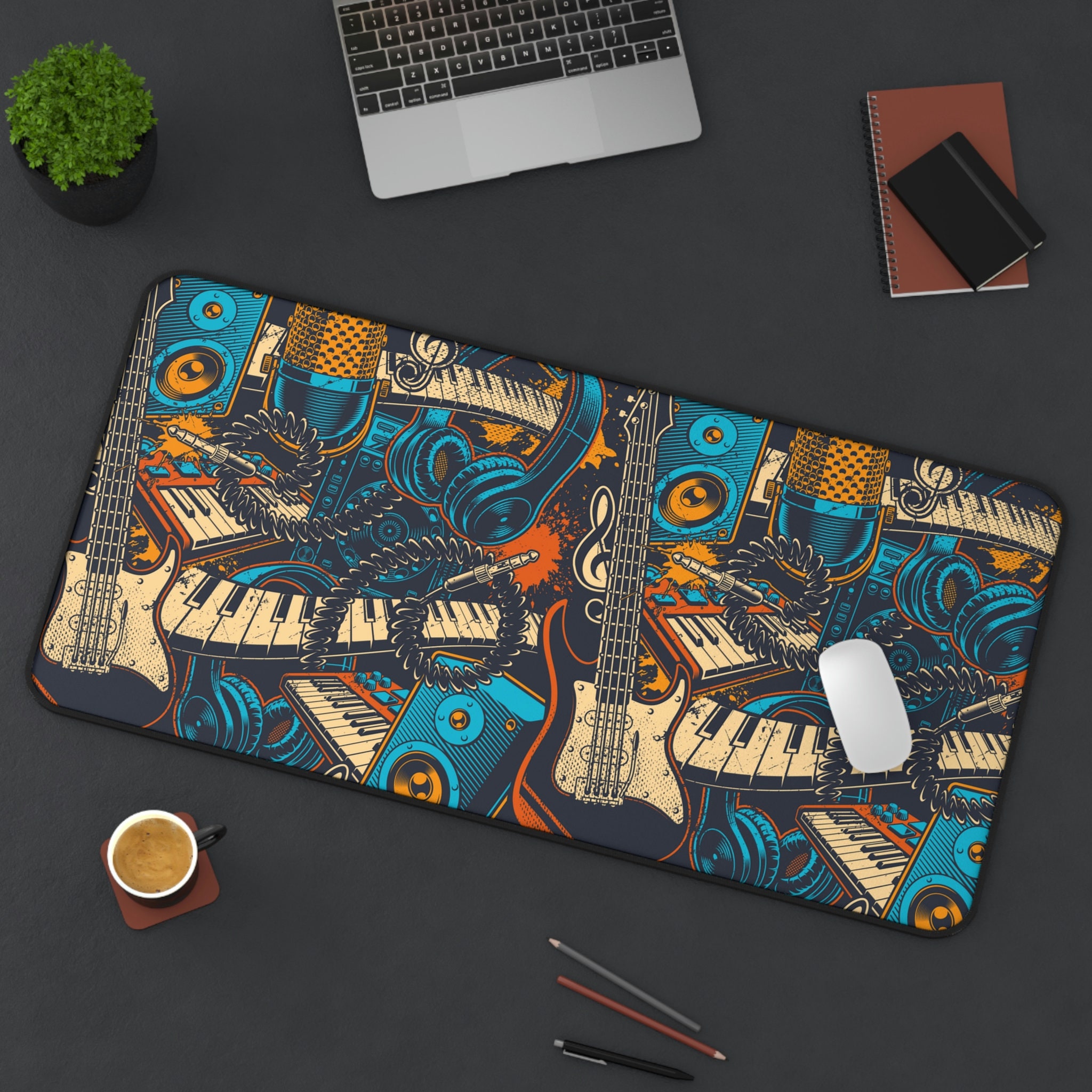 Cartoon Musical Instruments Mat Corey - Etsy