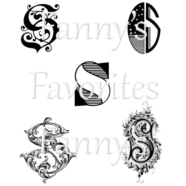 Monogram Designs - Etsy