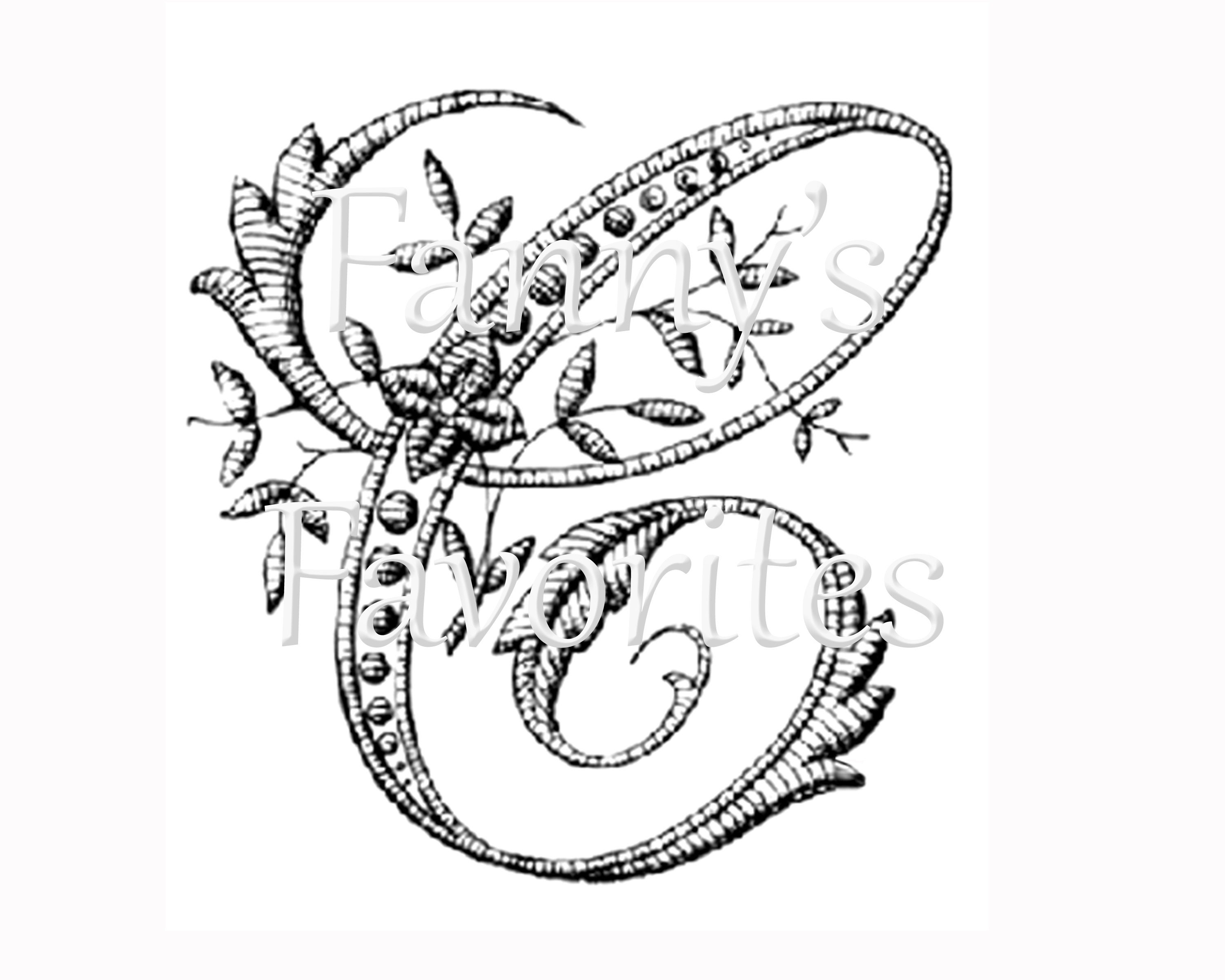 5 Vintage Letter C Monograms: Graphic Initial Designs (instant Download ...