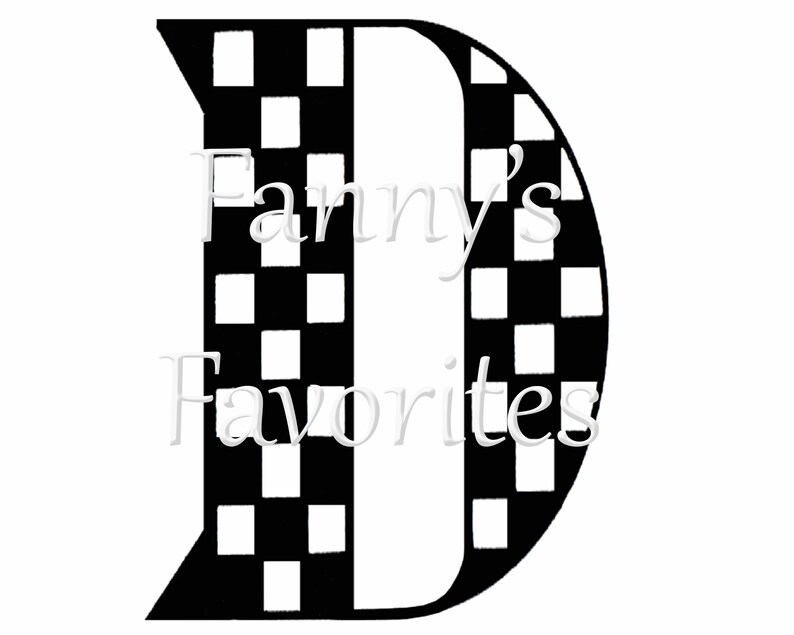 Vintage Letter D Monograms: Graphic Design Elements (instant Download ...