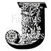 Vintage Letter J Monograms: Graphic Design Initials (instant Download ...