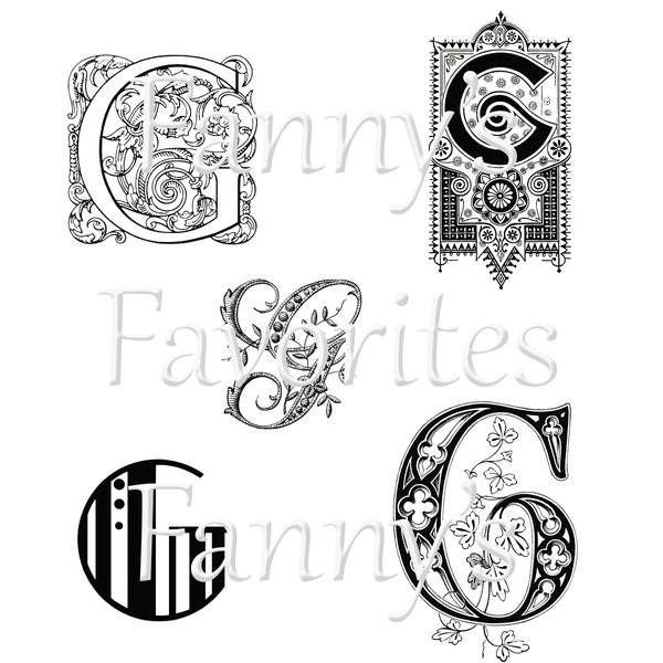 Vintage Monogram - Etsy