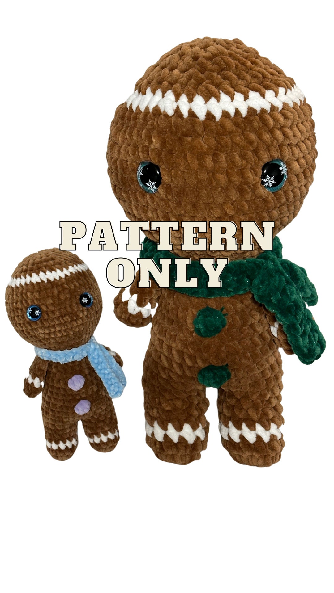 Lumpy the No Sew Gingerbread Pattern - Etsy