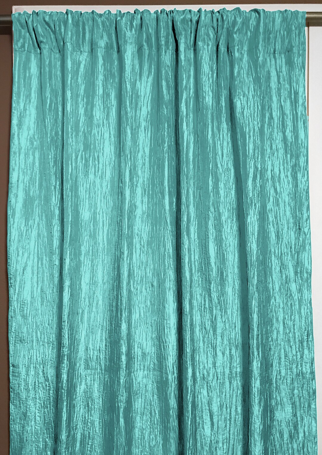 Lovemyfabric Crinkle Taffeta Window Curtain Panel/stage - Etsy