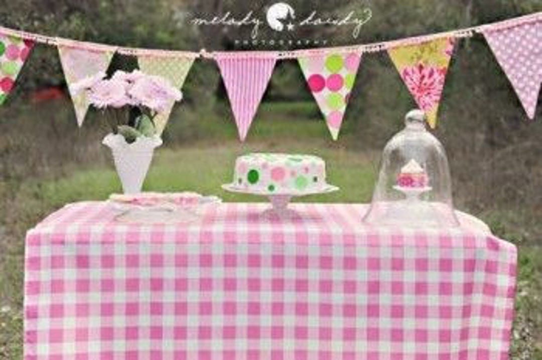 Lovemyfabric Gingham/checkered 100% Polyester Country Style for Picnic ...