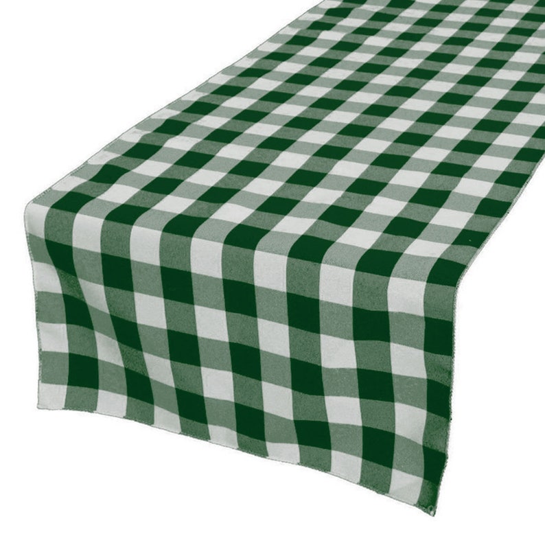 Lovemyfabric Country Style Gingham Poly Checkered Table Runner - Etsy
