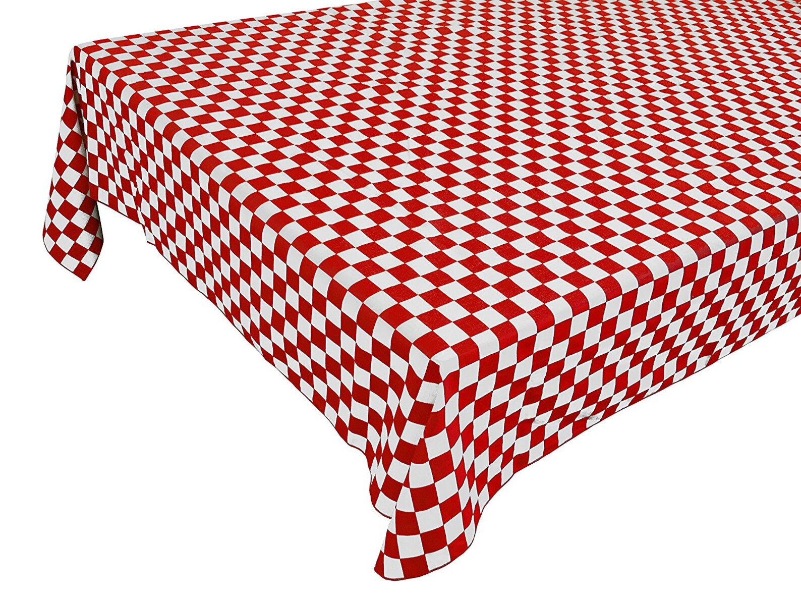 Lovemyfabric Decorative Cotton Checkerboard Print Tablecloth - Etsy