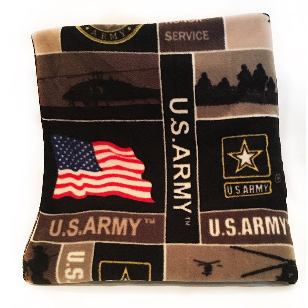 Lovemyfabric Fleece United States Army Print Blanket/throw - Etsy