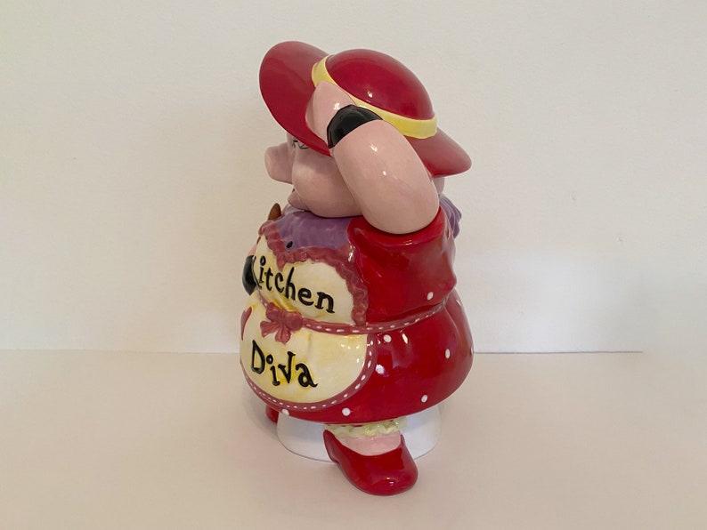 Cookie Jar. Kitchen Diva Piggy by Mercuries. Vintage 1970's - Etsy