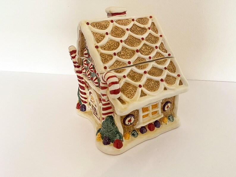 Cookie Jar Sakura Debbie Mumm Gingerbread House - Etsy