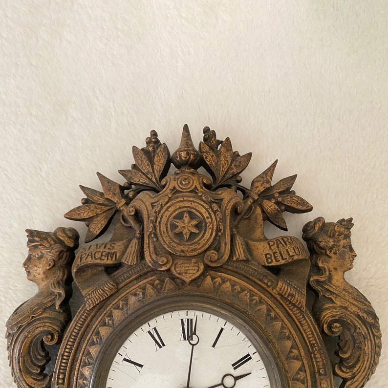 Late 19th Century French Japy Frères & Cie 1867 Small Antique Cartel ...