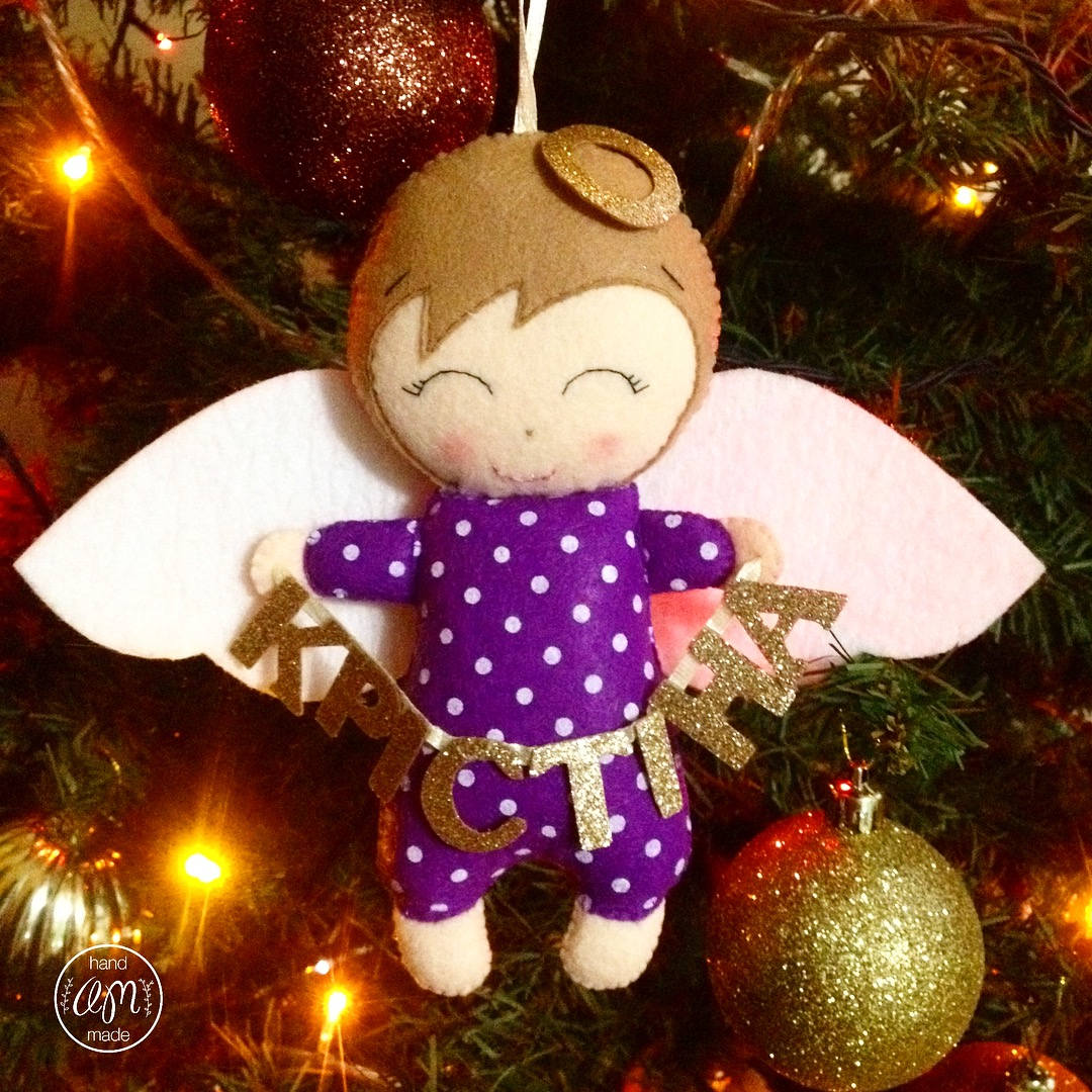 Personalized Big Guardian Angel With Name of Child, Nursery Decor, Baby ...