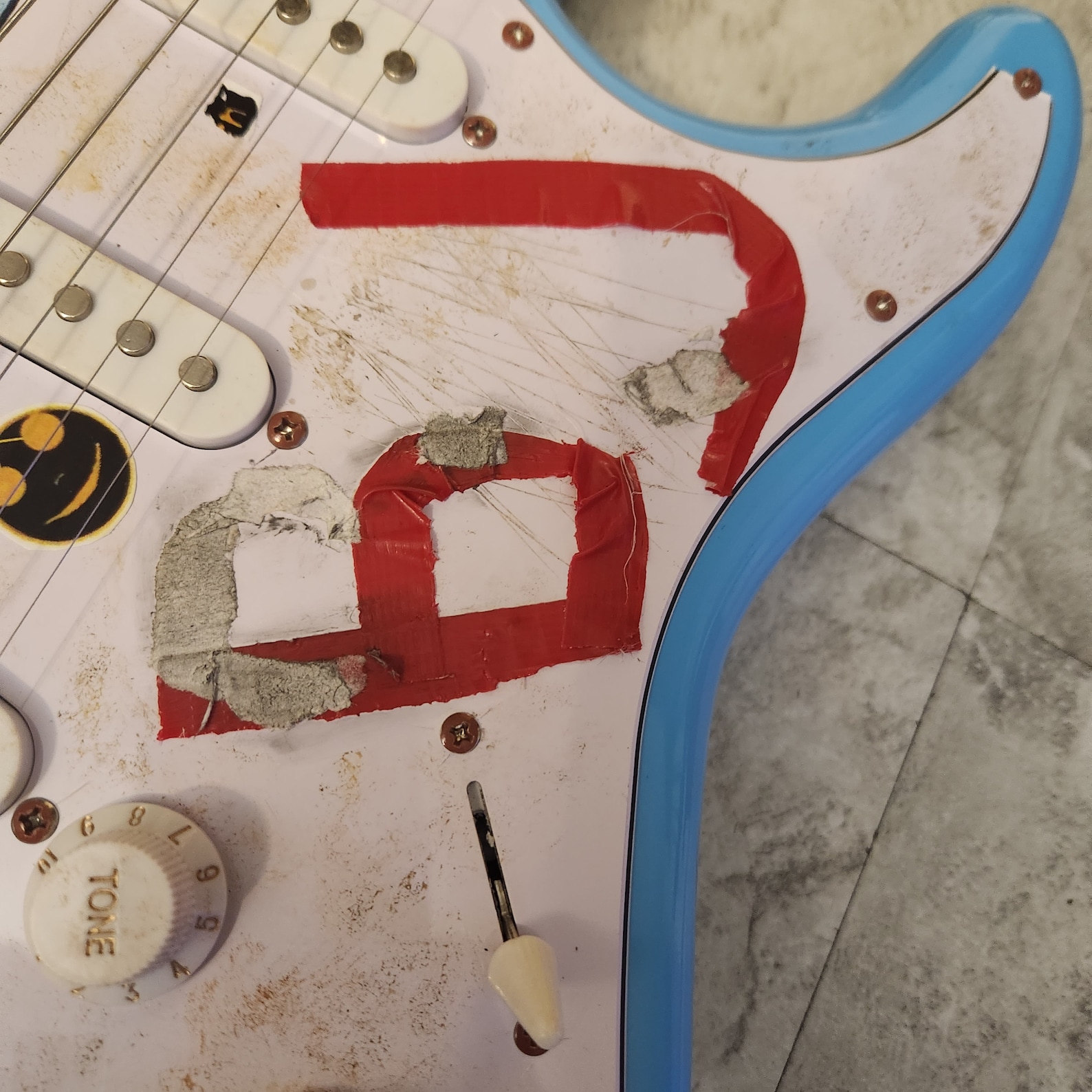 2023 BJ Guitars Billie Joe Armstrong Billie Joe Green Day Blue Guitar ...