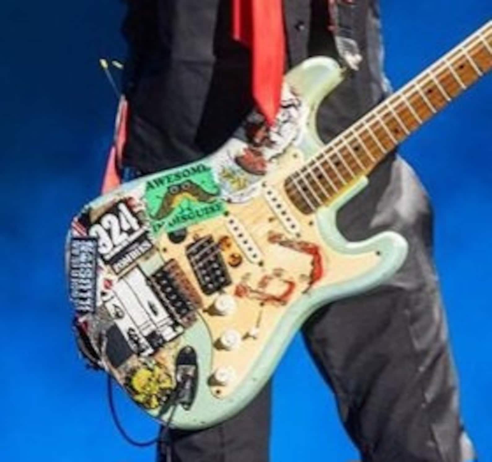 2023 BJ Guitars Billie Joe Armstrong Billie Joe Green Day Blue Guitar ...