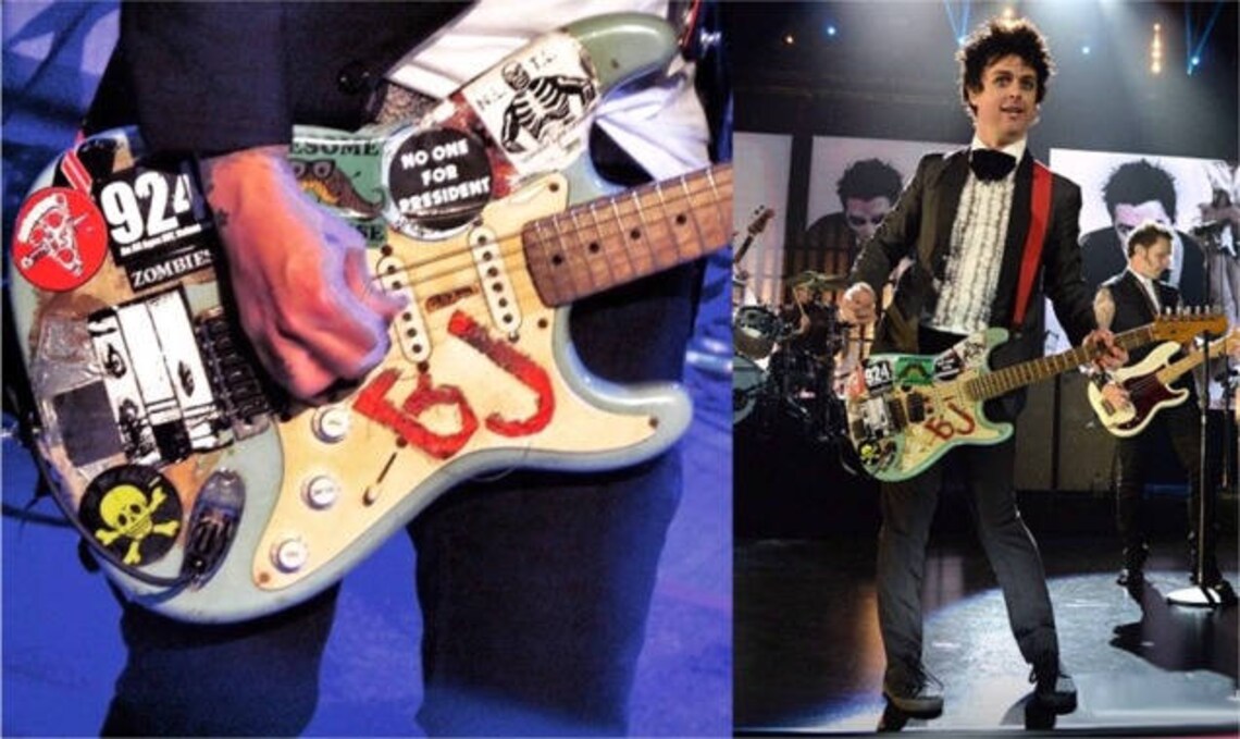 House of BLUE BJ Guitars Billie Joe Armstrong Green Day Blue - Etsy