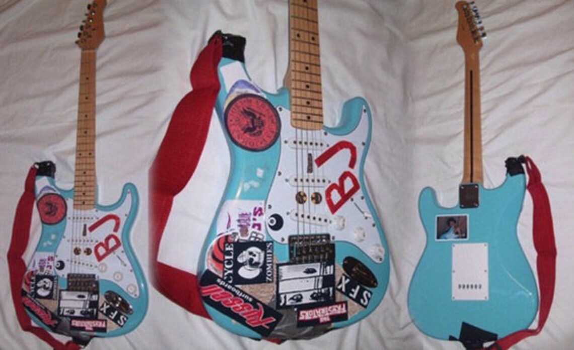 Awesome as BLUE BJ Guitars Billie Joe Armstrong Green Day | Etsy