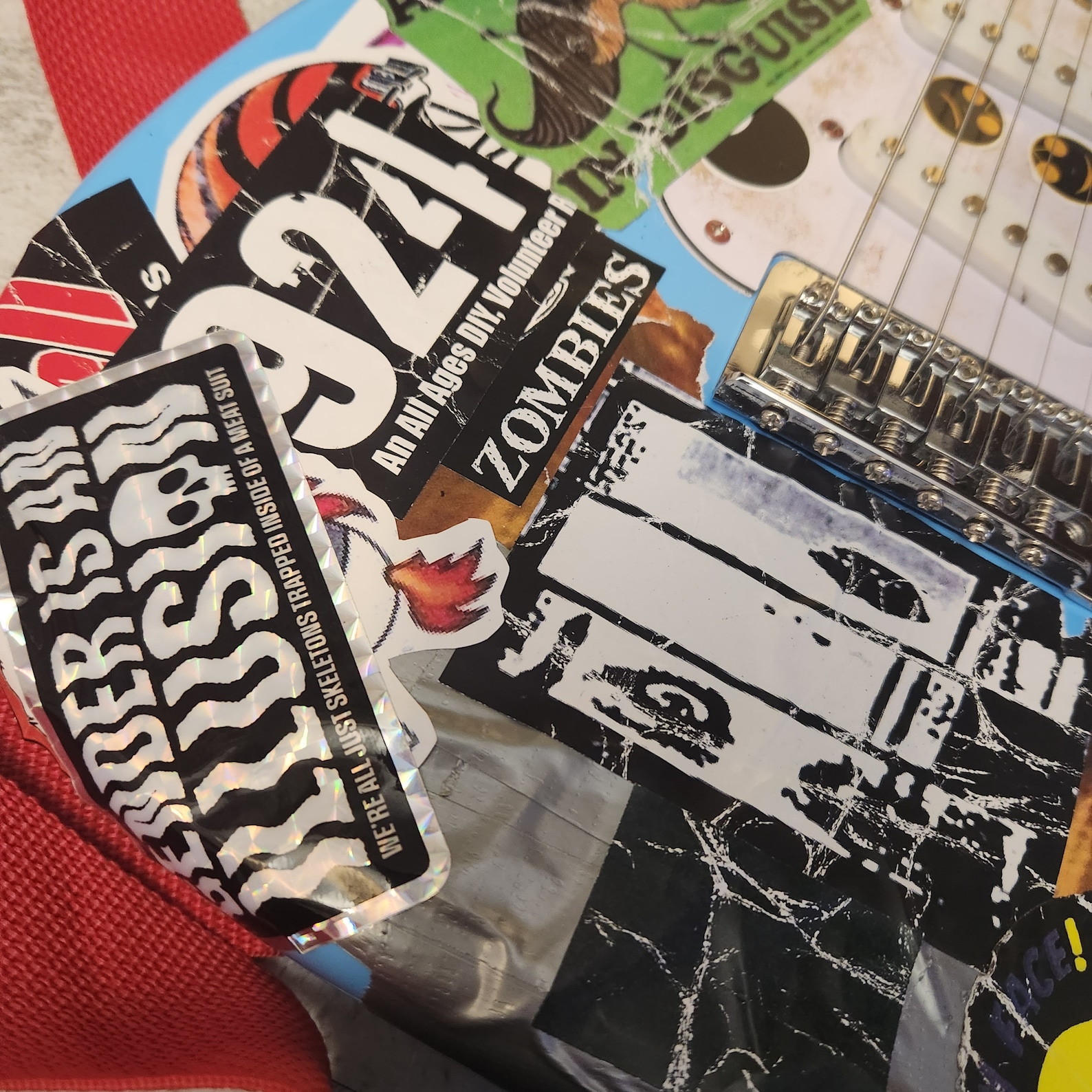 2023 BJ Guitars Billie Joe Armstrong Billie Joe Green Day Blue Guitar ...
