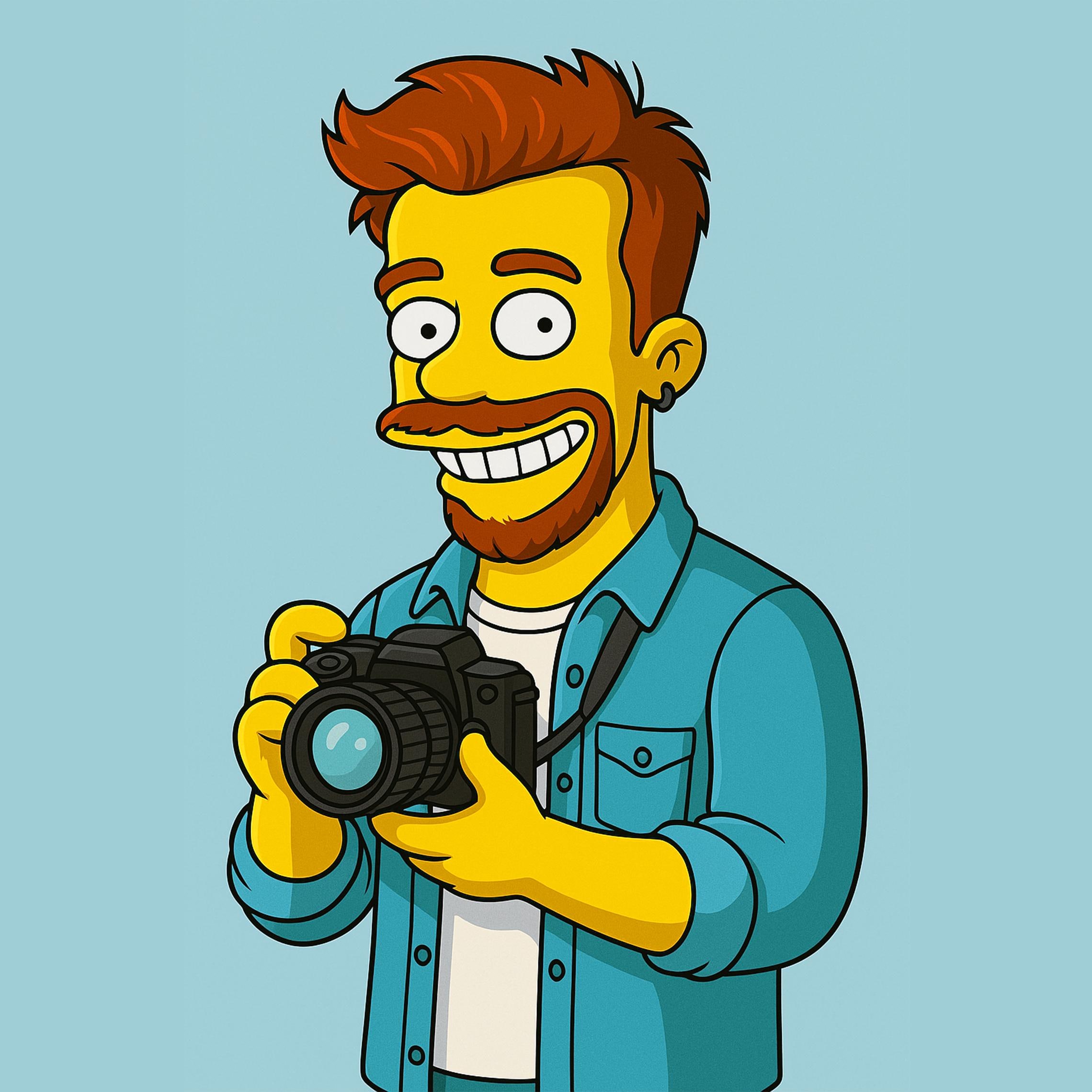 Custom Simpsons Portraits Simpson Portrait, Custom Yellow Character ...