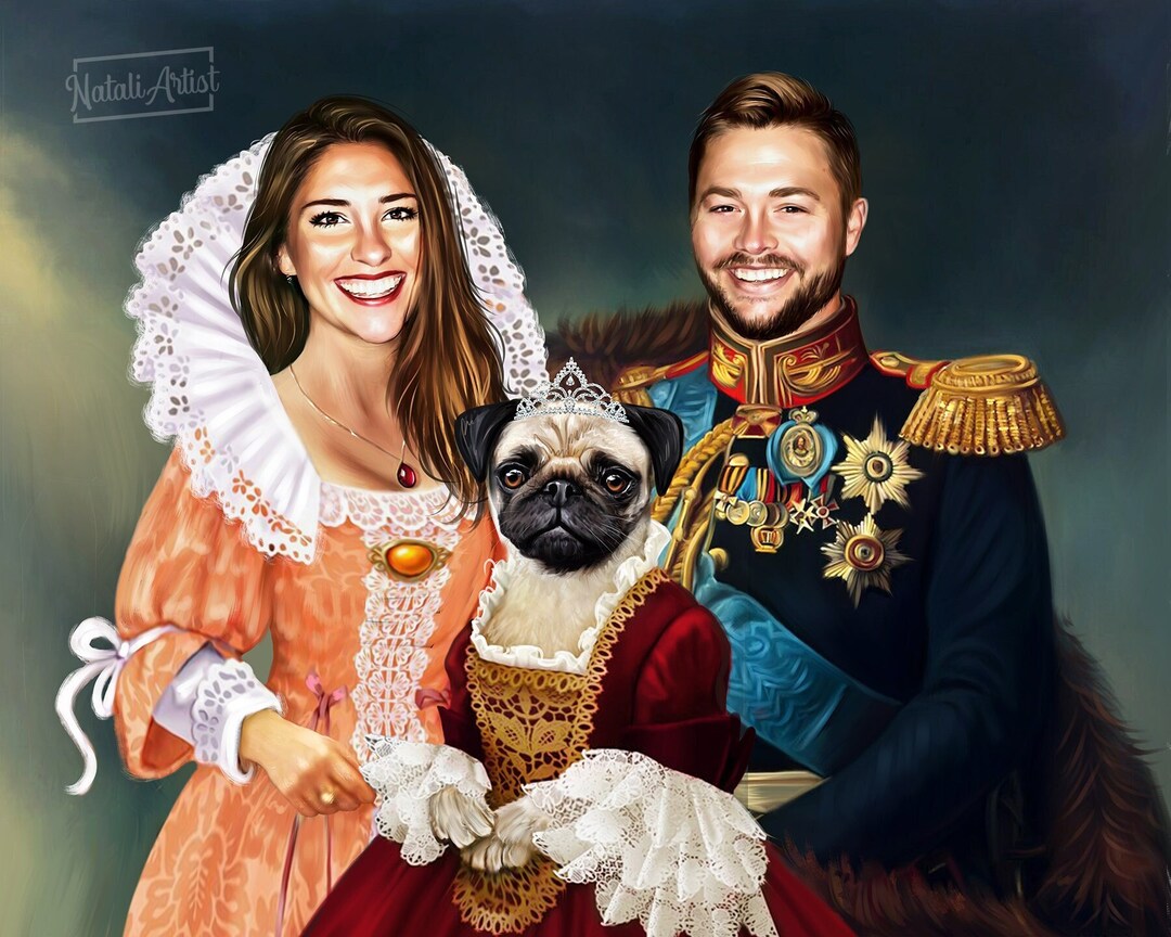 Custom Royal Portrait From Photo, Renaissance Portrait, Historical ...