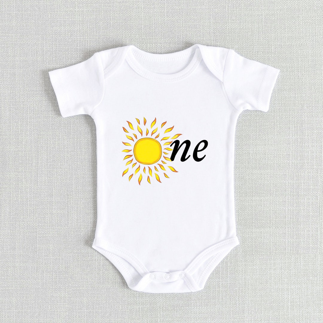 Sun Baby Onesie® Little Sunshine First Birthday Onesies One - Etsy