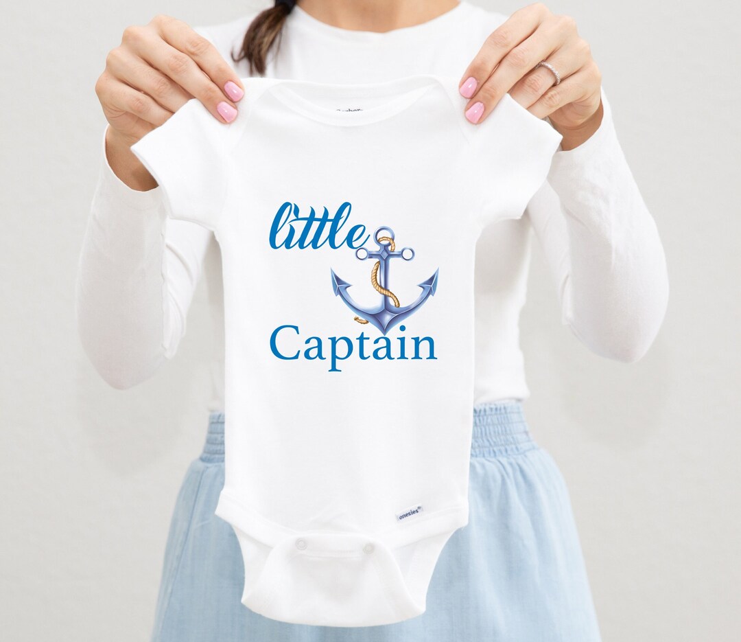 Little Captain Baby Onesie® Sailor Captain Baby Outfit, Kids Toddler ...